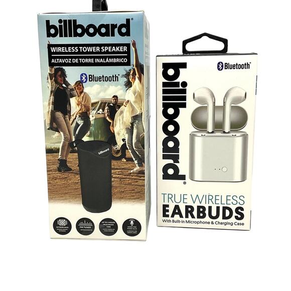 Headphones | Billboard Wireless Tower Peaker Wireless Earbuds | Poshmark